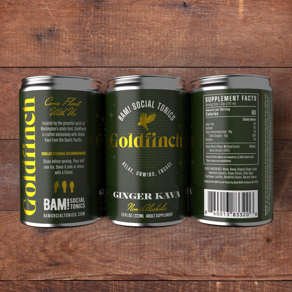 Goldfinch | A Non-Alcoholic Kava Cocktail – BAM! Social Tonics